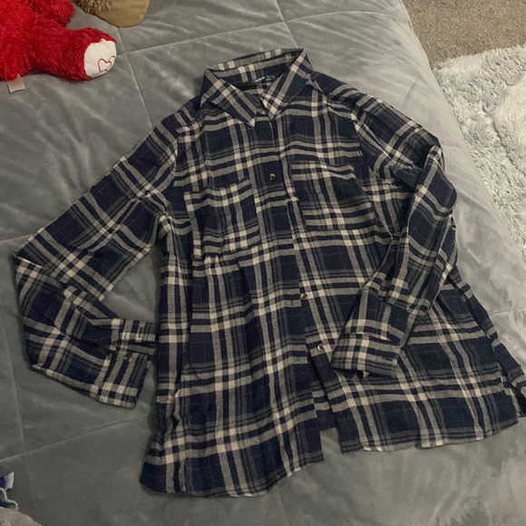 Tops | Never Worn Shein Flannel | Poshmark